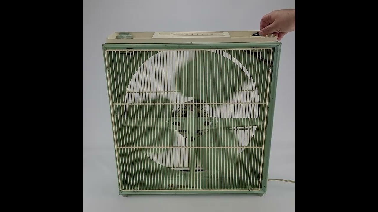 Showcasing The Kenmore Automatic Heavy Duty Box Fan 50s Thermostat 3 ...