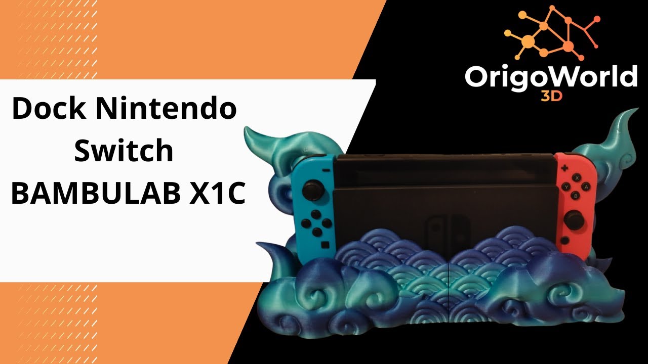Time Lapse Dock Nintendo Switch Impression 3D Bambu Lab X1C - YouTube