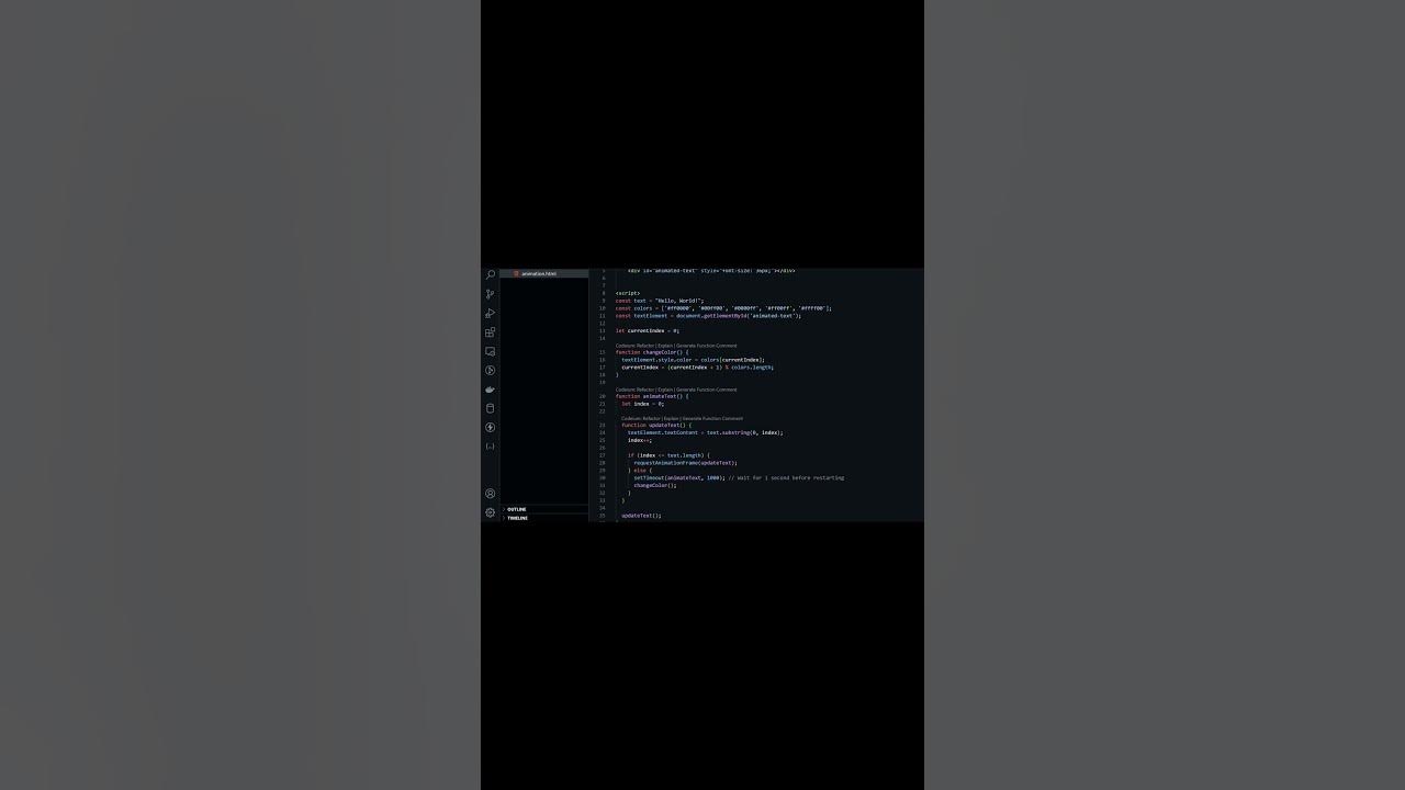 Javascript Text Animation Tutorial Create Stunning Colorful Text Effects Codingtutorial