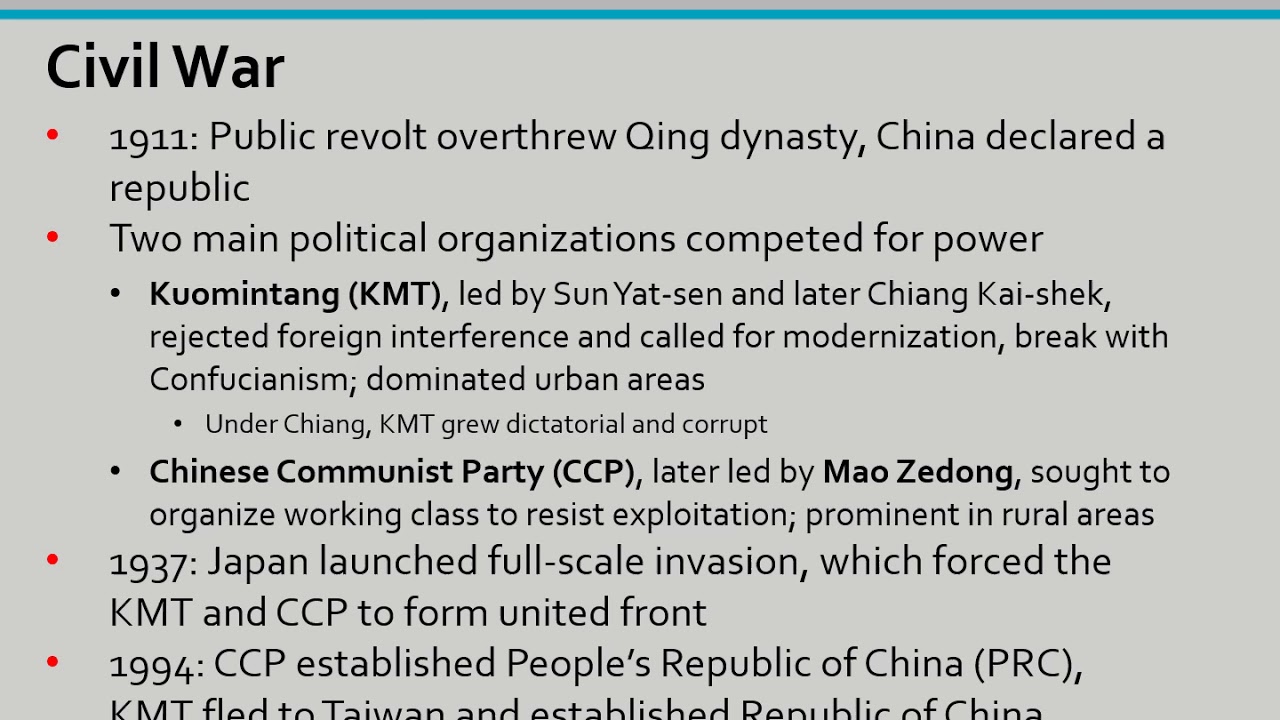 AP Comparative Gov Lecture on China - YouTube
