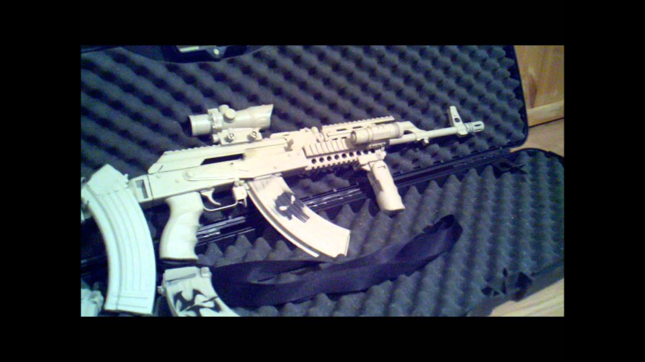 AK 47, WASR 10, Tactical build - YouTube