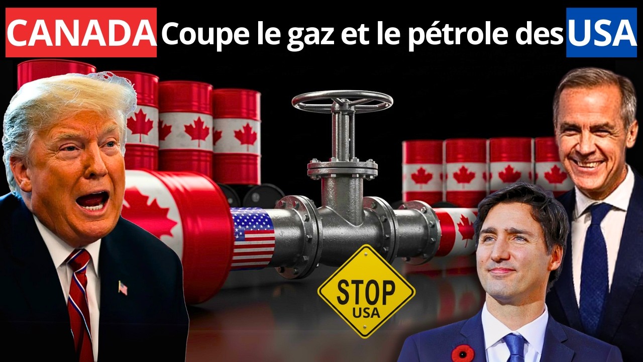 Le Canada COUPE l'exportation de gaz GNL et de pétrole vers les USA ...