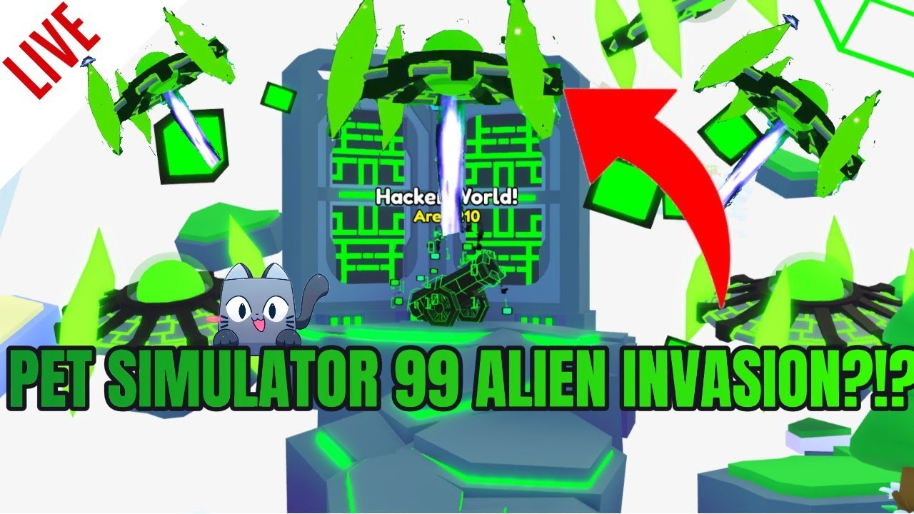 LIVE!!!! (HUGE PET GIVEAWAY) PET SIMULATOR 99 UPDATE 16!!! alien ...