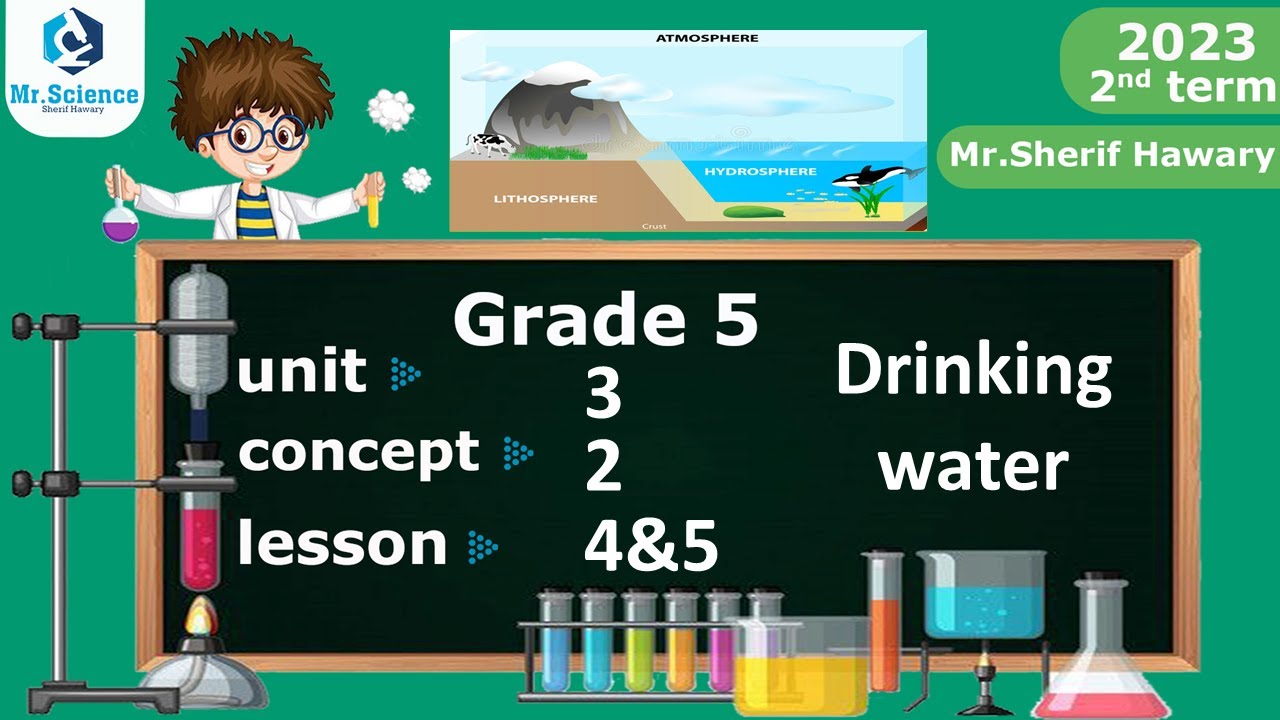 Grade 5 | SCIENCE | Unit 3 - Concept 2 - Lesson 4&5 | Drinking wate | 2nd Term - YouTube