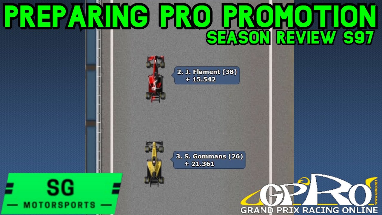 Preparing Pro Promotion - GPRO S97 Season Review - YouTube
