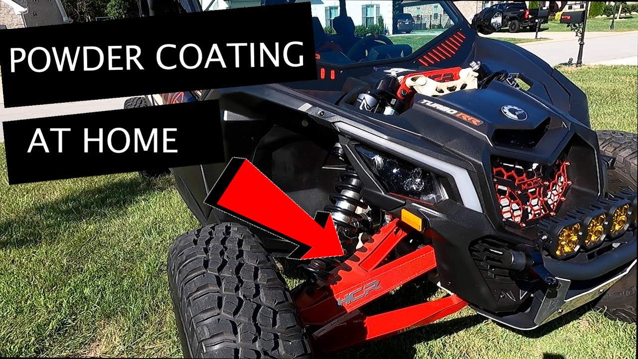 Powder Coating At Home - Illusion Red Prismatic Powders - YouTube