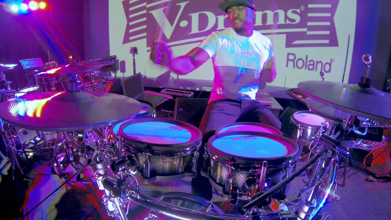 Tony Royster Jr. soloing with the Roland TD-30KV V-Pro Kit! - YouTube