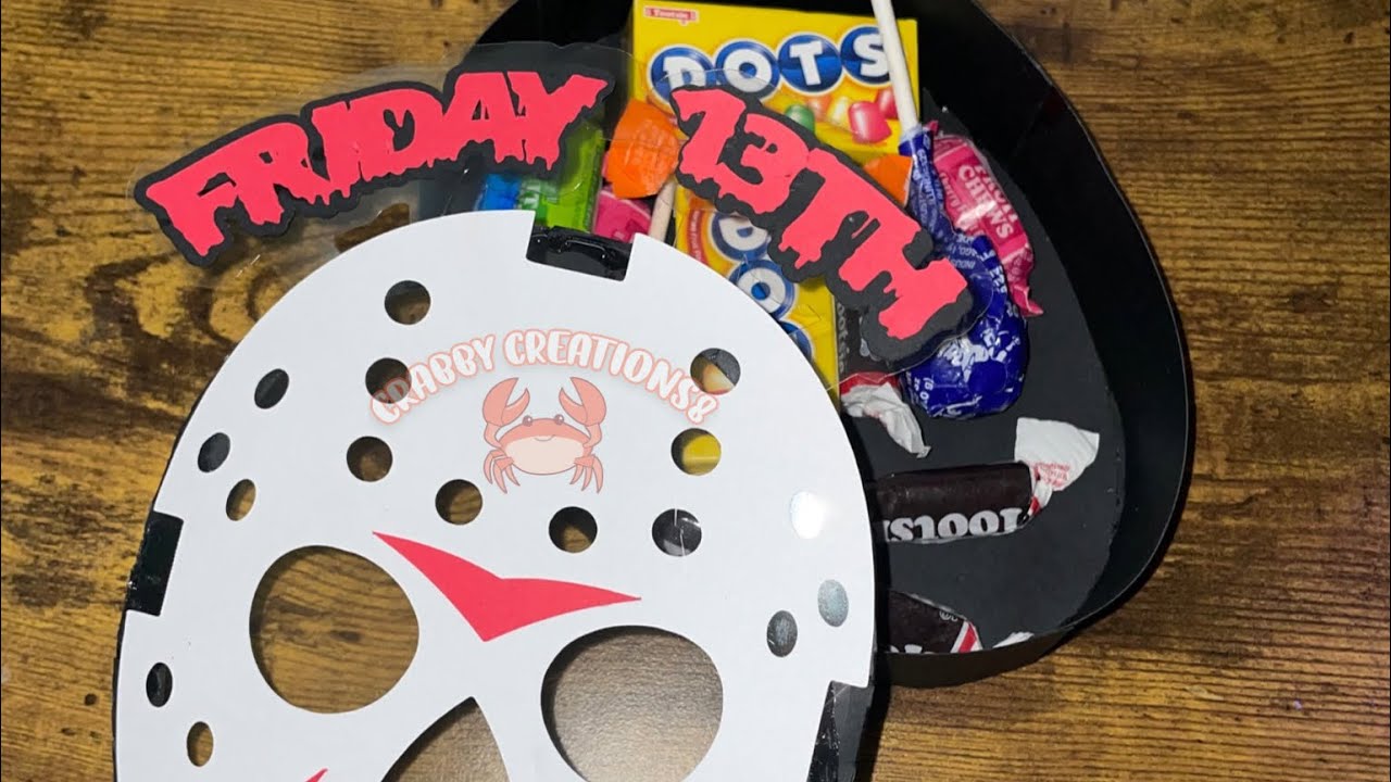 DIY Jason Friday 13th candy box - YouTube