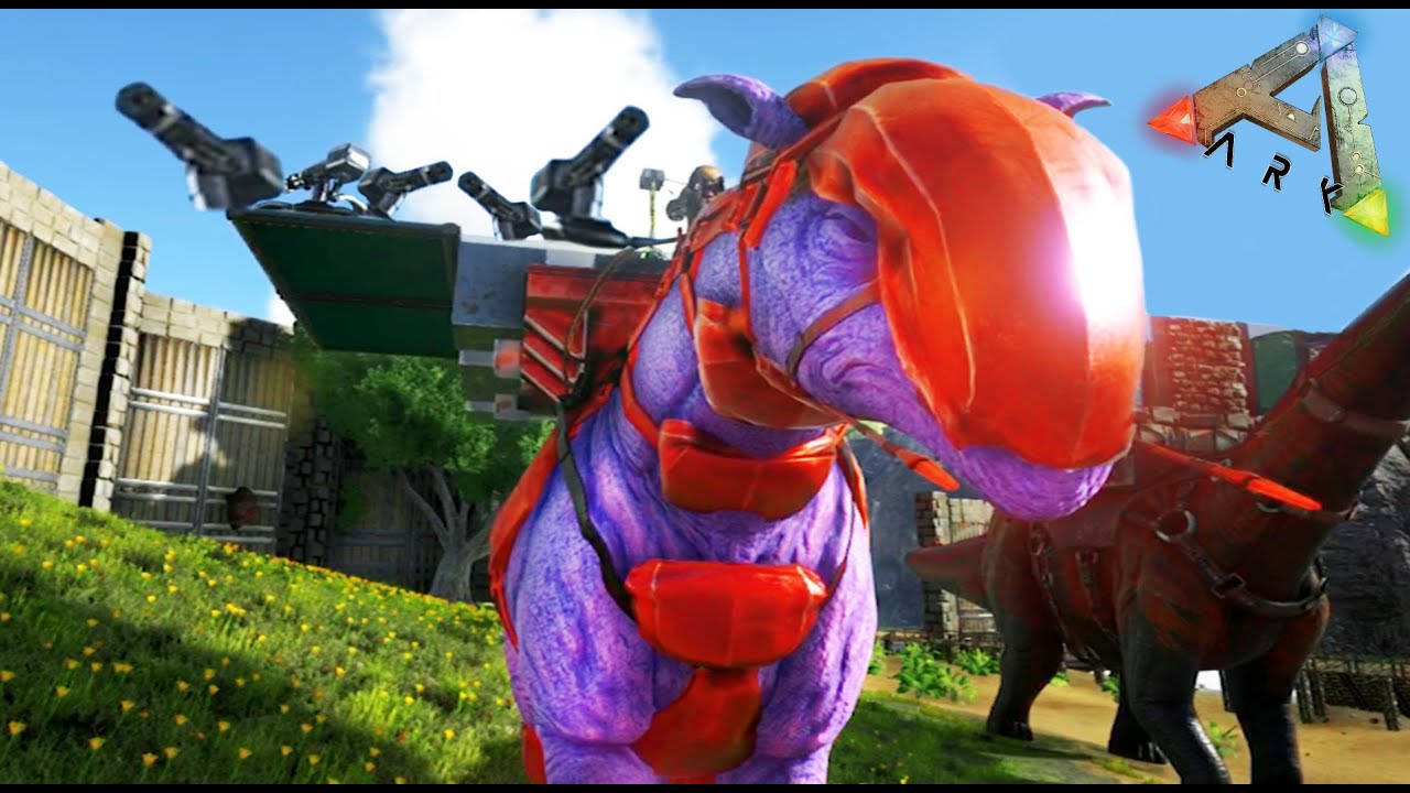 EL TORRETASAURIO, ARMADURA PARACER!! - ARK survival Evolved #47 ...