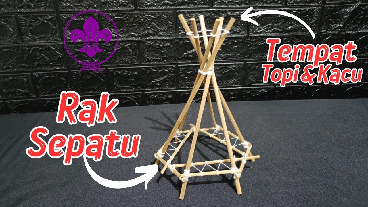 Rak Sepatu plus Tempat Topi dan Kacu - YouTube