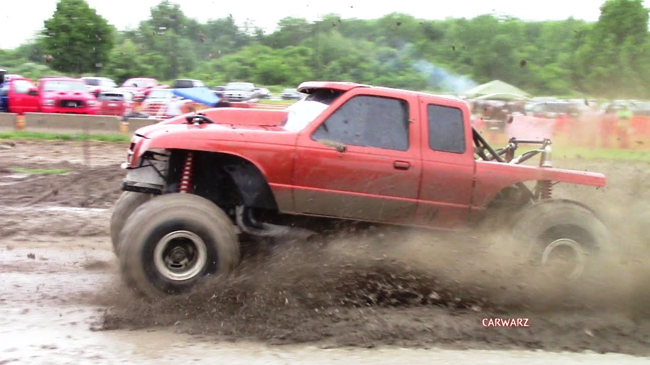 Wicked II Mud Racing At Mid Michigan Mud Run June 2015 - YouTube