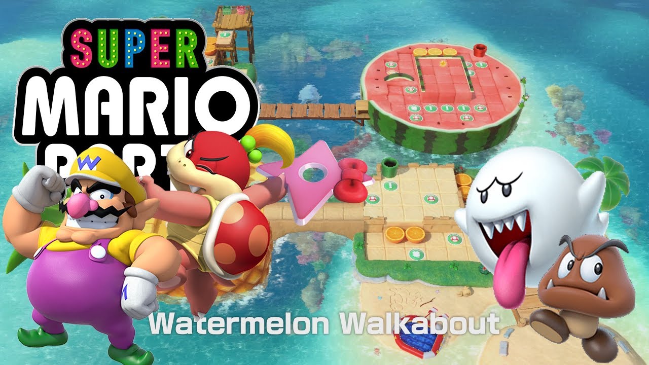 Super Mario Party - Watermelon Walkabout - YouTube