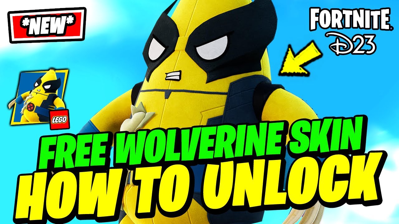 How to UNLOCK Wolverine Skin For FREE in Fortnite X Disney D23 ...