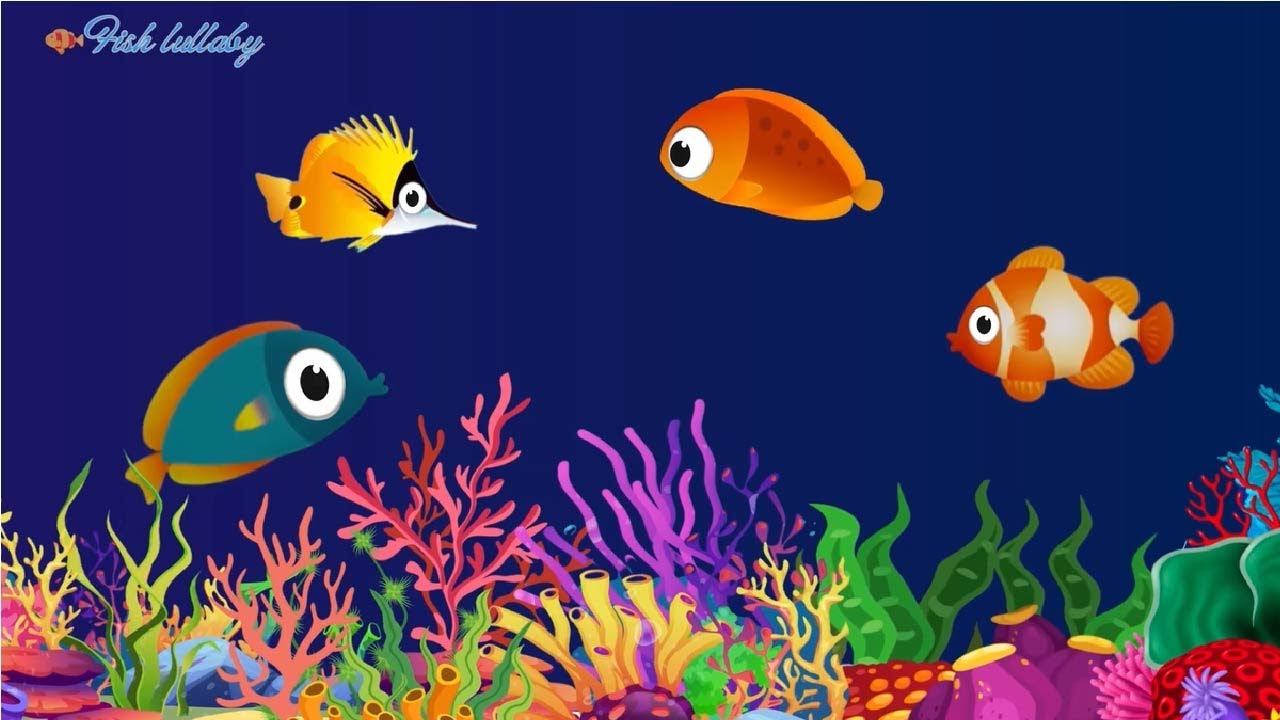 Lullaby Fish 🐟 Calming Underwater Music for Kids Soothing Ocean Sounds ...