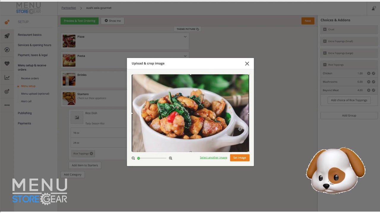 How to Edit Your Online Restaurant Menu - Menu by StoreGear - YouTube
