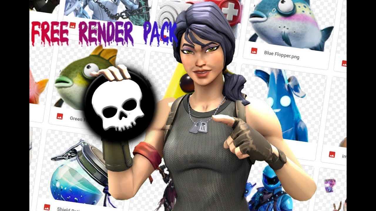 Fortnite FREE RENDER Pack V4 (pour les 900 abonnés ) - YouTube