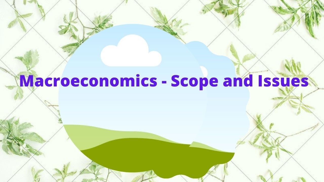 Macroeconomics - Scope and Issues - YouTube