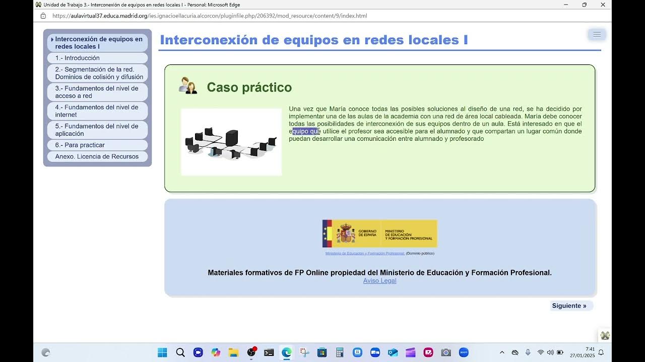 T.3. Interconexión de equipos en redes locales I. Prof. Ingeniero Informático Eduardo Rojo ...