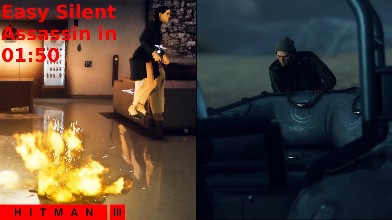 Hitman 3 Hawke's Bay Nightcall Casual Silent Assassin in 01:50 - YouTube