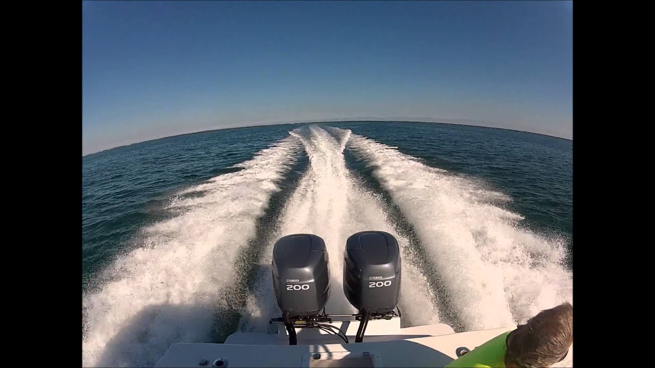 25' COMPETITION OPEN FISHING BOAT, RUNNING, BOCA CHITA, - YouTube