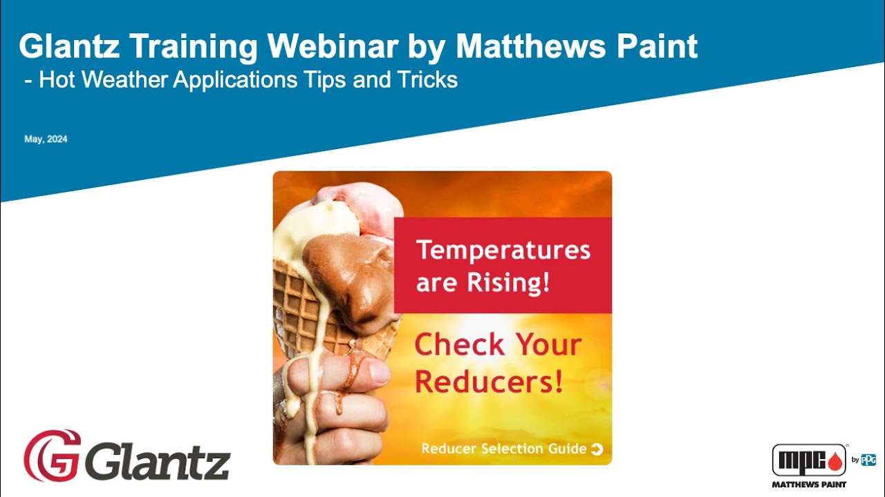 Warm Weather Applications with Matthews Paint! - YouTube