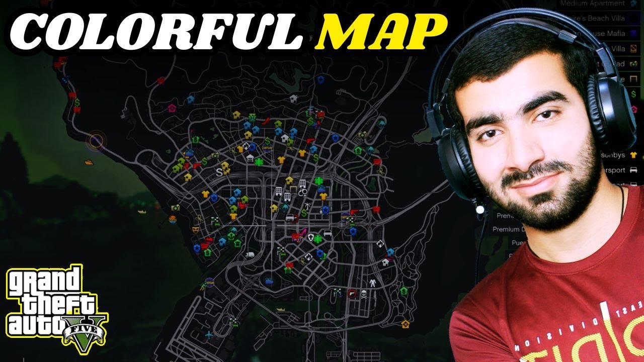 HOW TO INSTALL COLORFUL HUD GTA 5 | COLORFUL BLIP ON MAP GTA 5 | GTA 5 ...