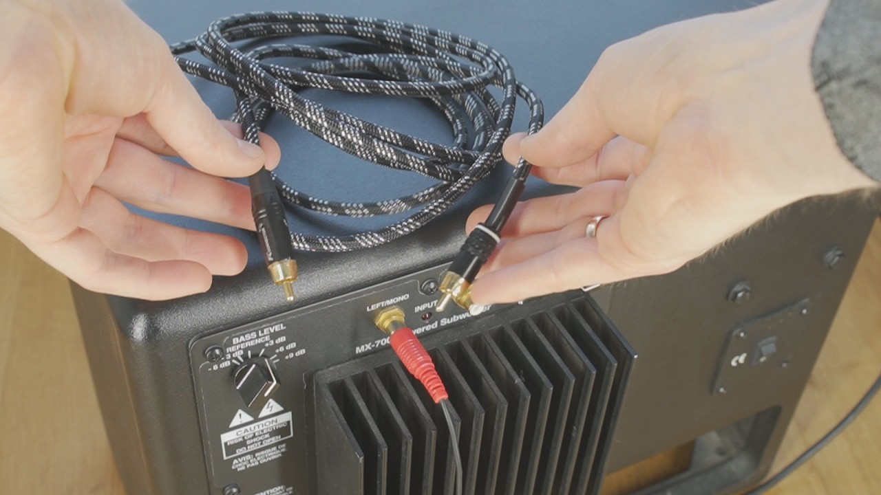 How to Make Your Own Subwoofer RCA Cable DIY - YouTube