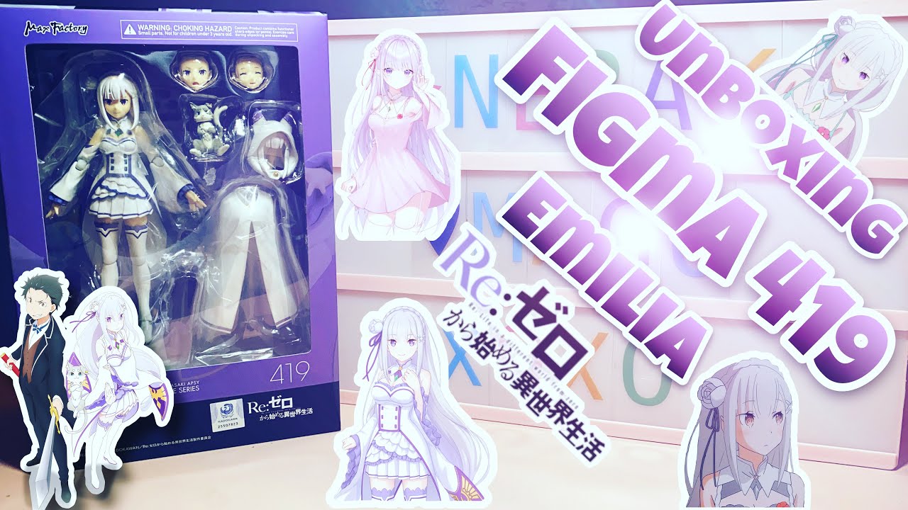 Unboxing Figma 419 - Emilia - Re: Zero - Con boleta aduanal 😭 - YouTube