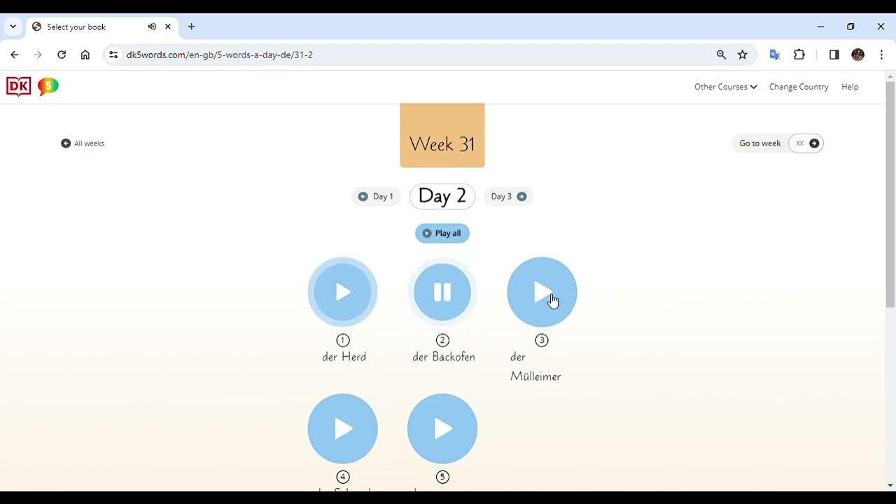Week 31 - Day 2 - YouTube