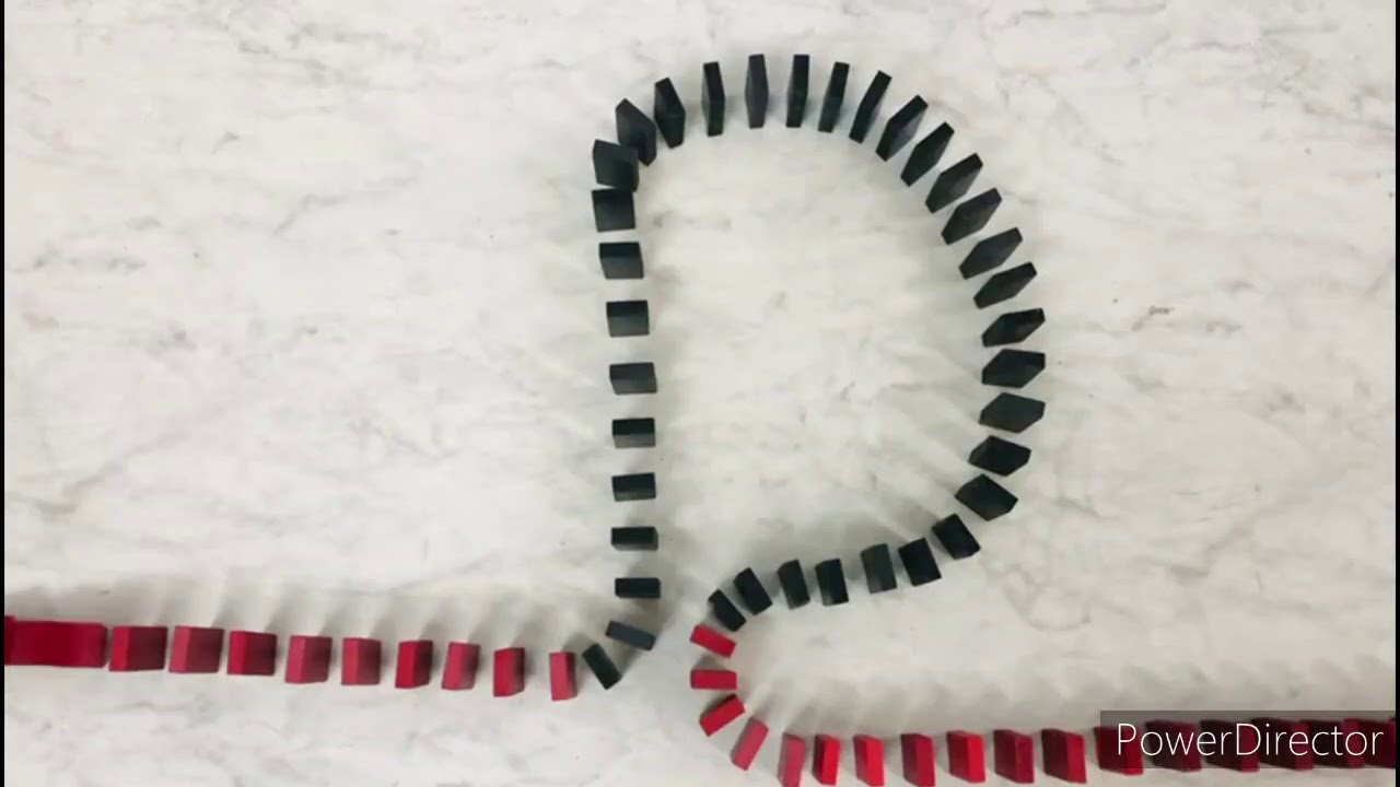 Domino Alphabets | by Art of domino | - YouTube