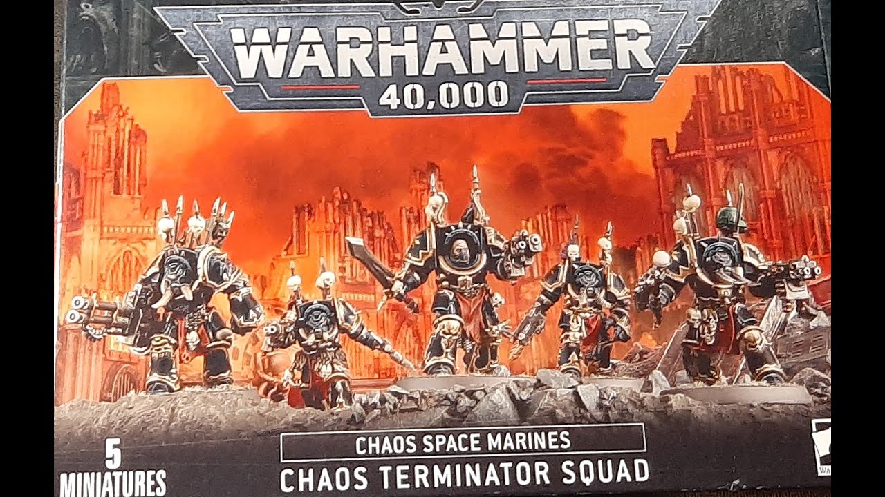 Lets Build EP 59 Chaos Terminators for Games of 40K - YouTube