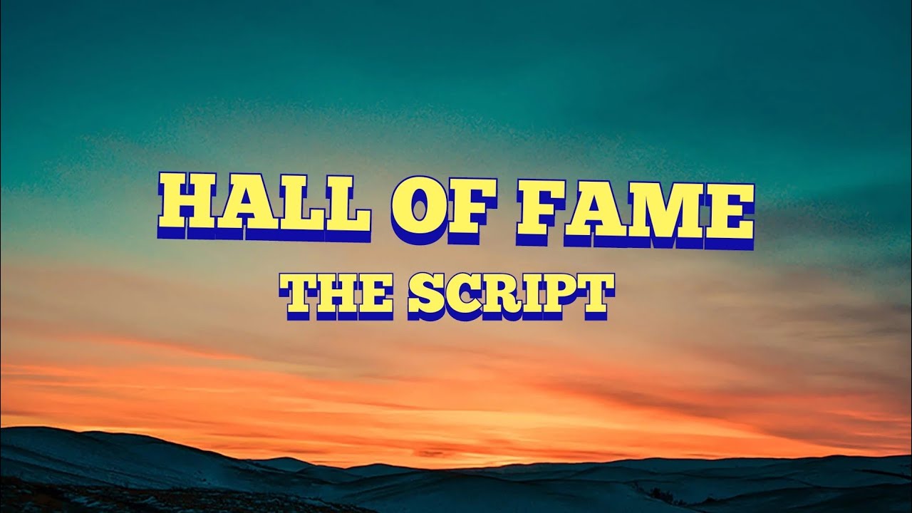The Script - Hall Of fame( lyrics)#lyricsvideo #thescript #lyricsmandu ...