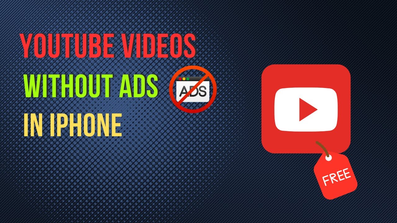 No ads in youtube videos in iPhone | how to block youtube ads in iphone ...