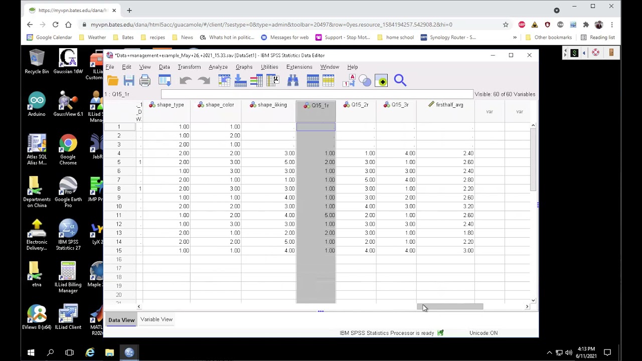 SPSS how-to: Creating subscales from multiple questions - YouTube