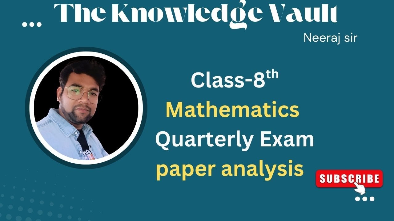 Class -8th Maths paper analysis - YouTube