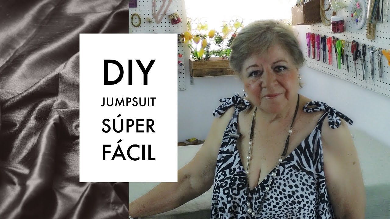 DIY - JUMPSUIT SÚPER FÁCIL - YouTube