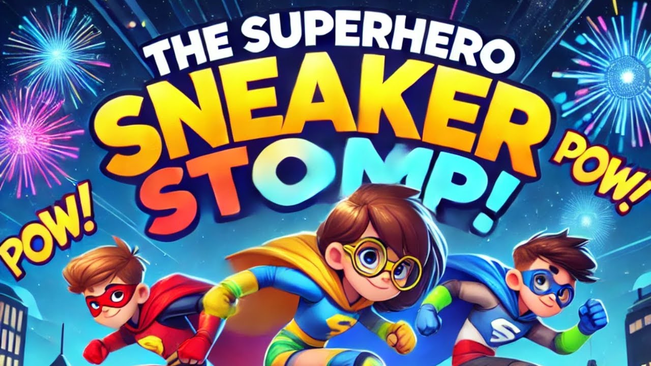 The Superhero Sneaker Stomp! Fun Action Song for Kids to Dance and Save ...