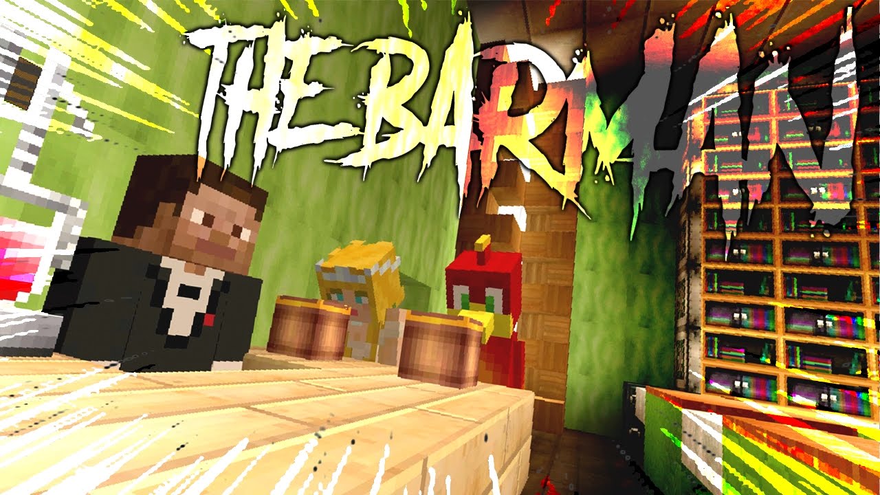 The BARMAN !! -|- CLUEDO - Minecraft xbox - murder mystery - YouTube