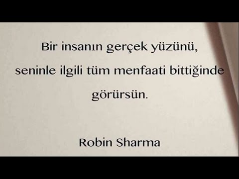 Başkalarını Kazanmak İçin Kendini Kaybetme - Robin Sharma Sözleri | Felsefi Sözler