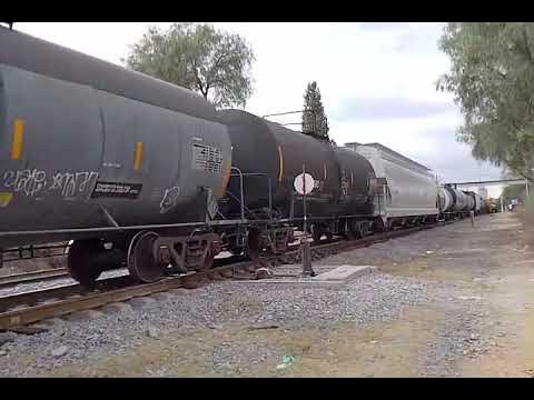 RTOMX 🚂 FXE 4699 FXE 4103 REMOTA EMDX 7224 saludo de la tripulación y flete nuevo para el TMY ...