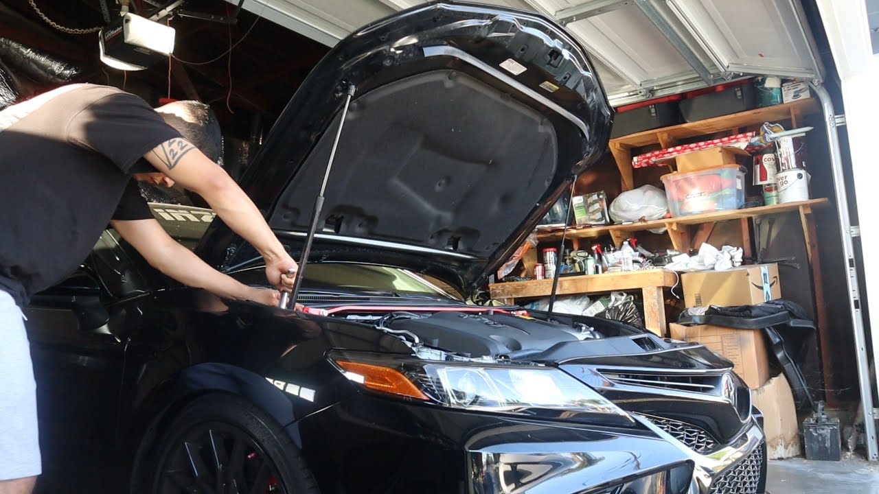 Brace1Performance Strut Bar Installation on Camry TRD - YouTube
