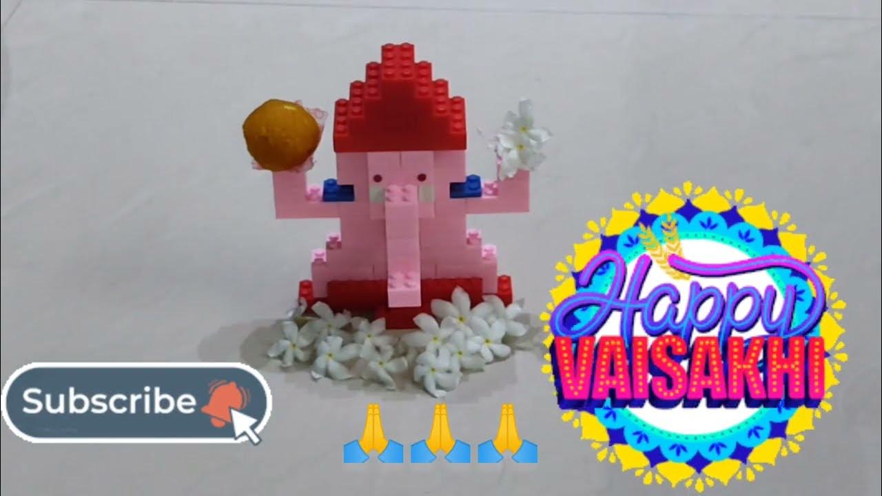 How to make Lord Ganesha with blocks | How to play with blocks - YouTube