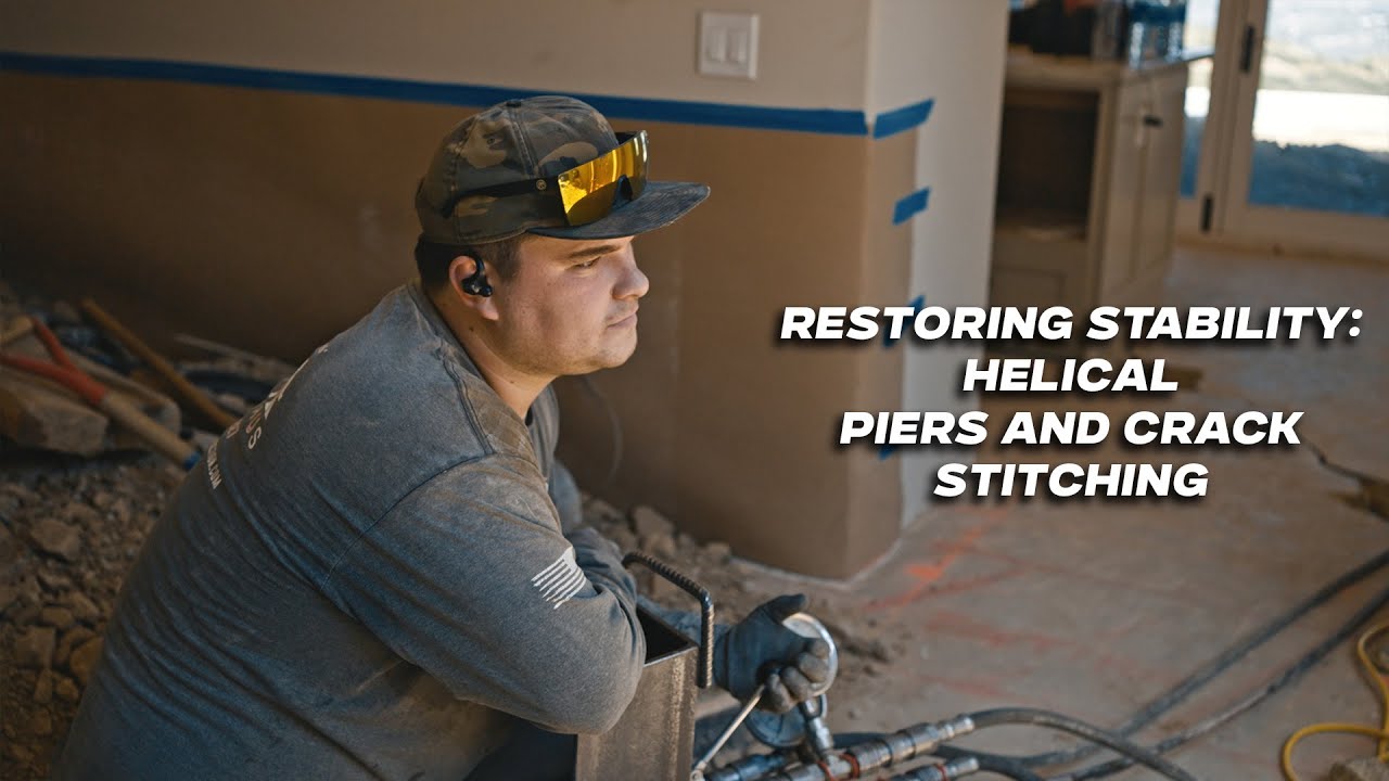 Property Transformation: 35 Helical Piers and Crack Stitching Update ...