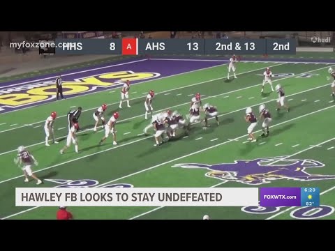 Hawley football team looks to stay undefeated - YouTube