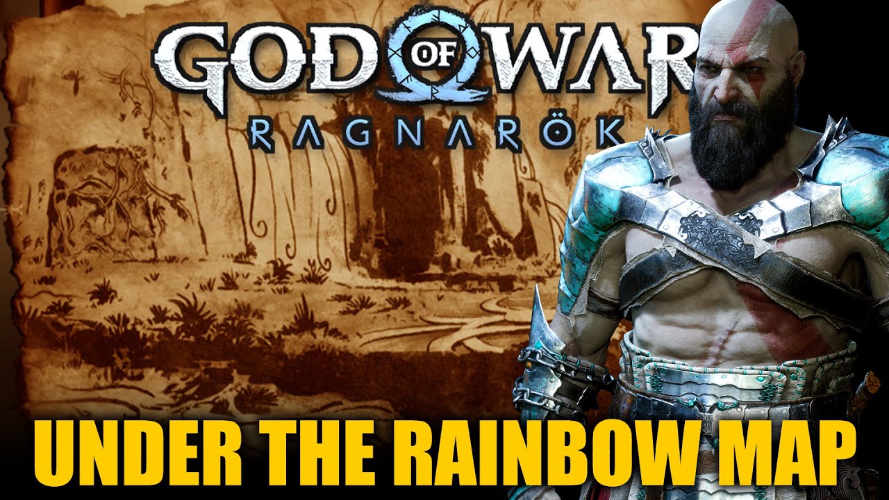 Under The Rainbow Treasure Map Location - God of War Ragnarok Guide - YouTube