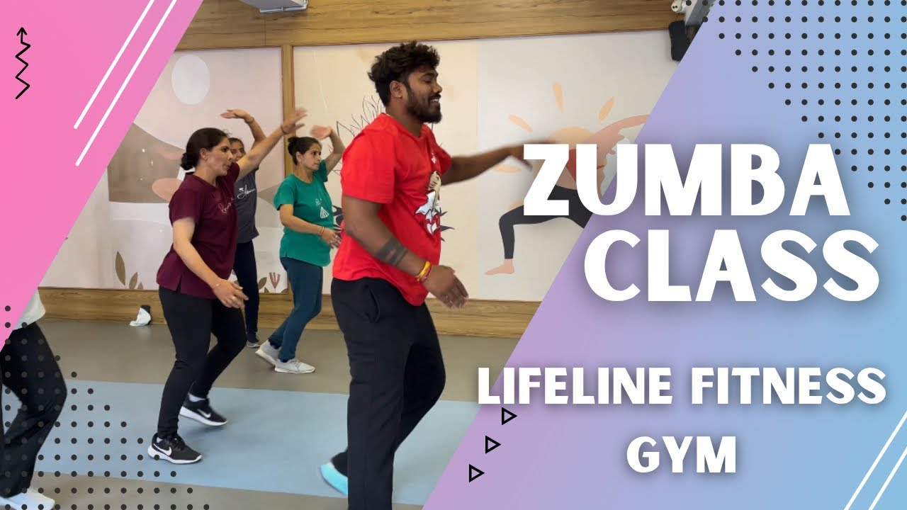 Zumba class at lifeline fitness gym - YouTube