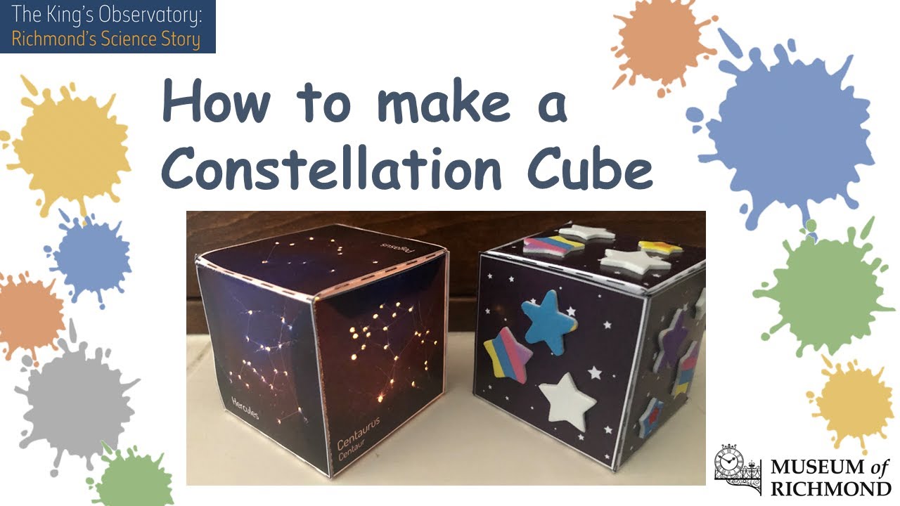 How to make a Constellation Cube - YouTube
