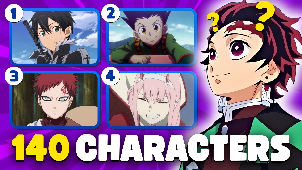 GUESS THE ANIME BY THE CHARACTERS👤🔥 – Anime Quiz - YouTube