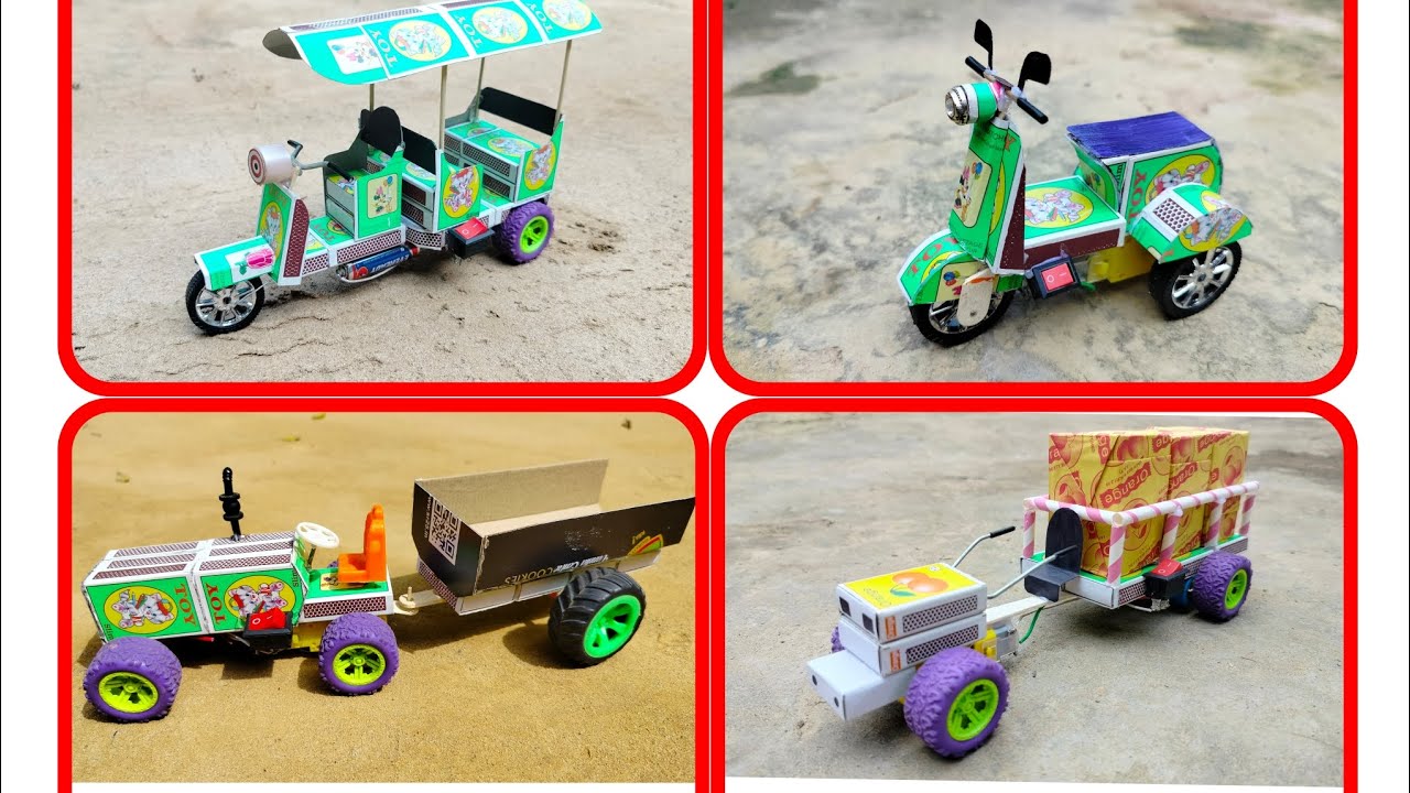4 amazing diy toy matchbox project - YouTube