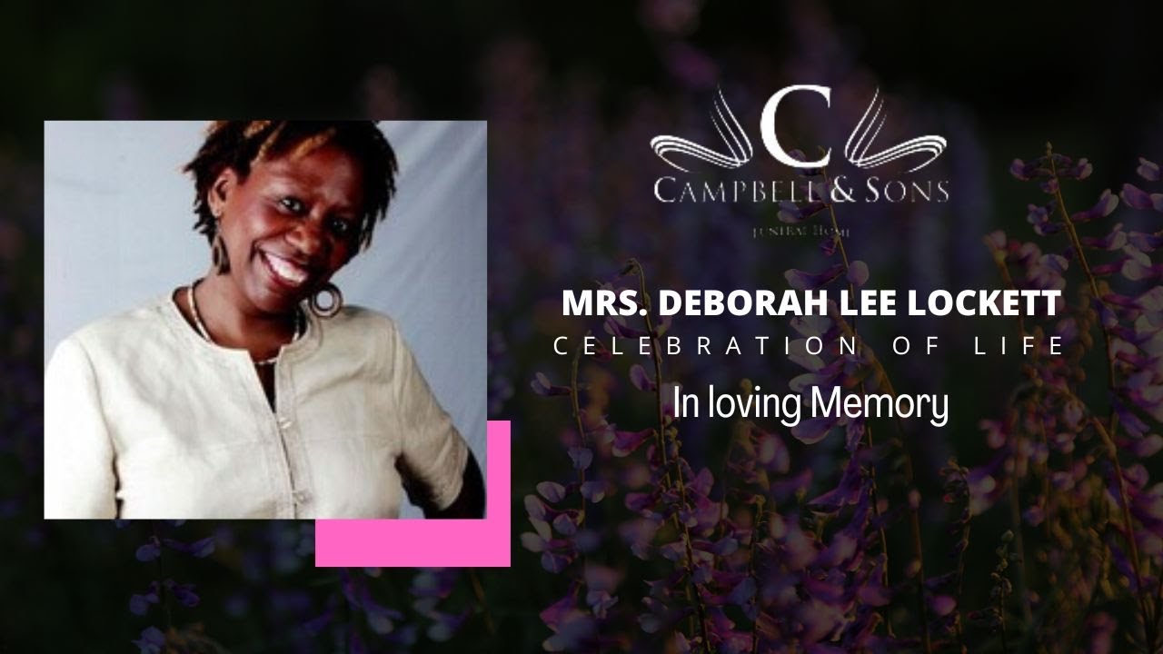Mrs. Deborah Lee Lockett Deloach - YouTube